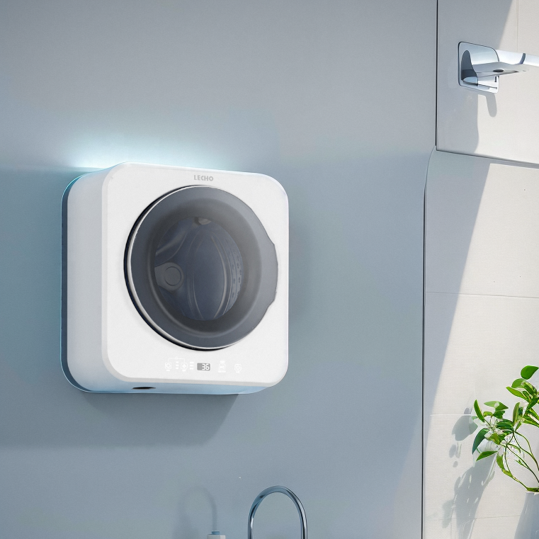 Lecho White Appearance Wall Mounted Washing Machine | Lecho10005