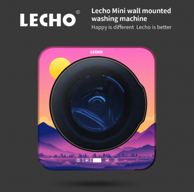 LECHO small front-loading wall-mounted washing machine